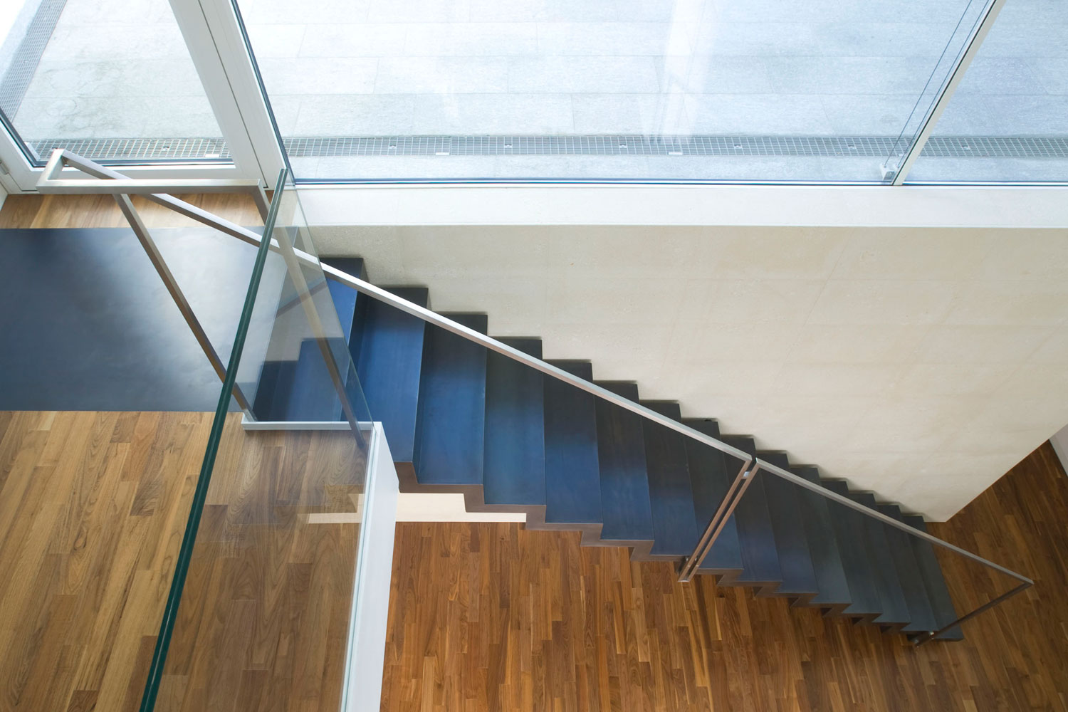 Foldet plate staircase from the Sarntal valley
